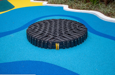 Pisos para Playground (emborrachado e grama sintét
