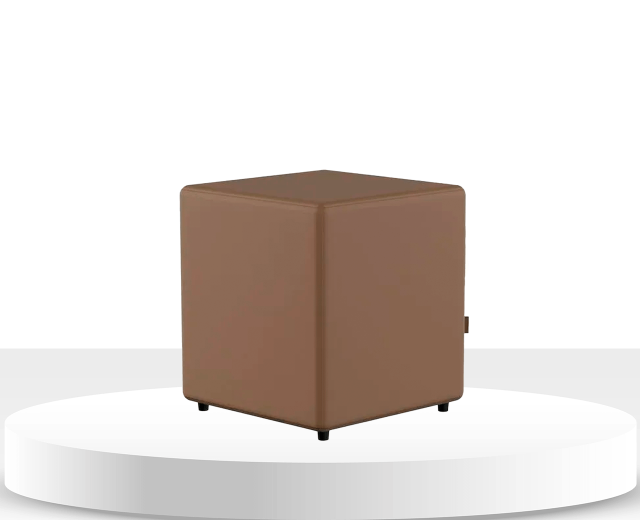 puff set quadrado marrom locação aluguel eventos casemiro decor