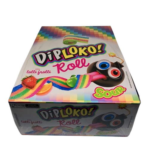 Display DipLoko Roll Tutti Frutti 24x12g Danilla foods