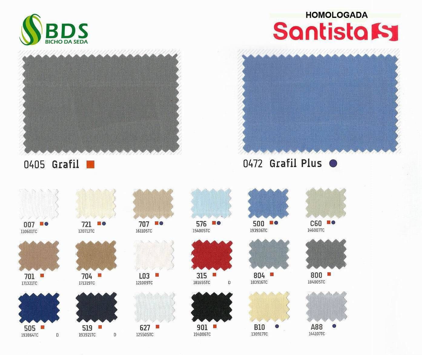 Tecido Santista Grafil e Grafil Plus